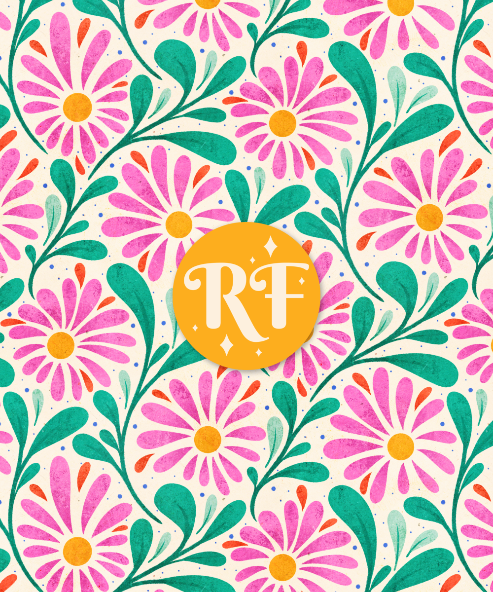 Folk Style Daisies - Rebecca Flaherty